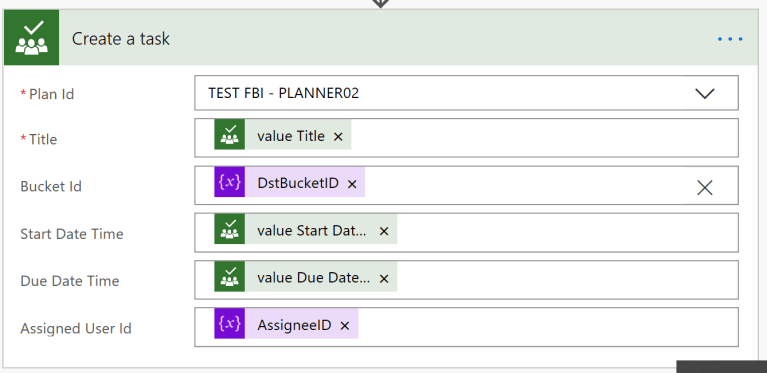 Automated copy task from one Plan in MS Planner, to another.
