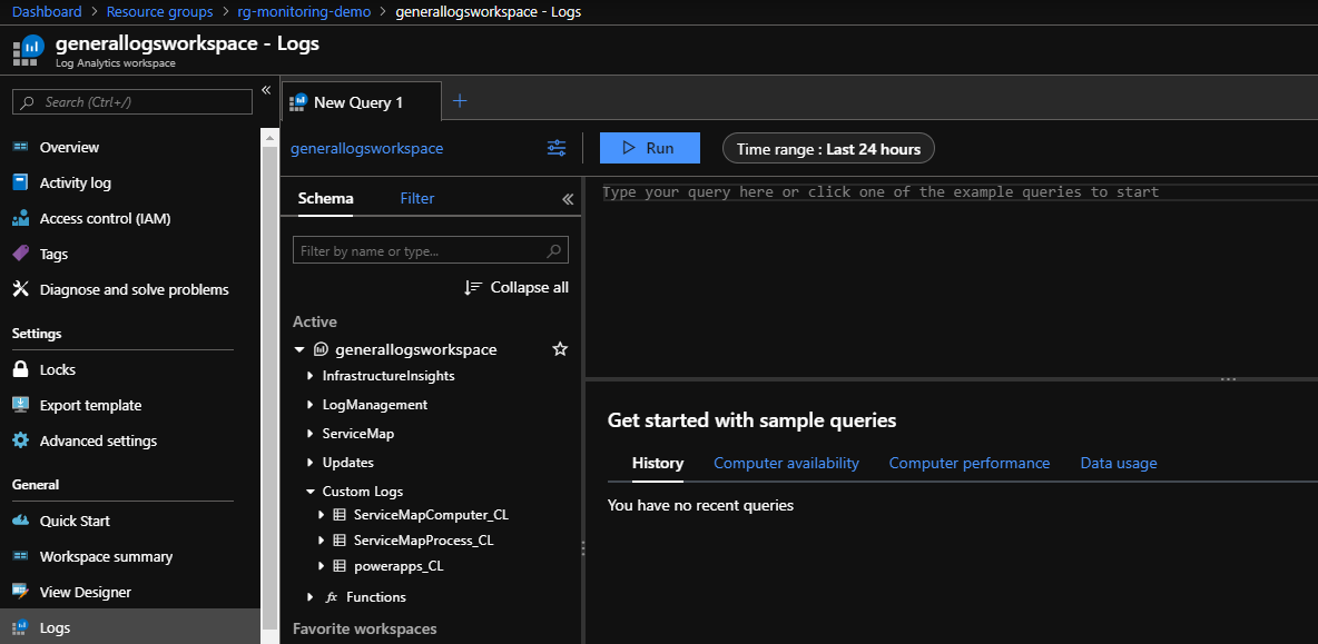 Get your custom logs from a Power App into Azure Log Analytics