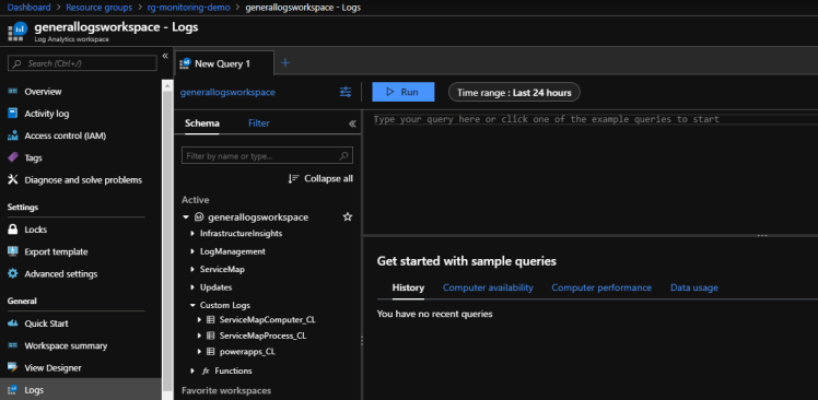 Get your custom logs from a Power App into Azure Log Analytics