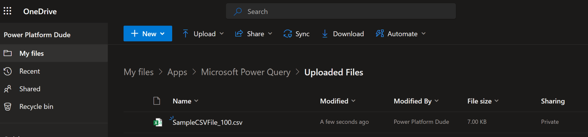Power Platform Dataflows